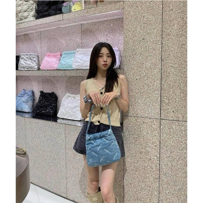 Carlyn twee denim mini | Shopee Thailand