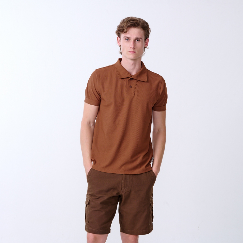 Khaki Bros - Polo T-Shirt - เสื้อโปโลแขนสั้น - KM24K015 | Shopee Thailand