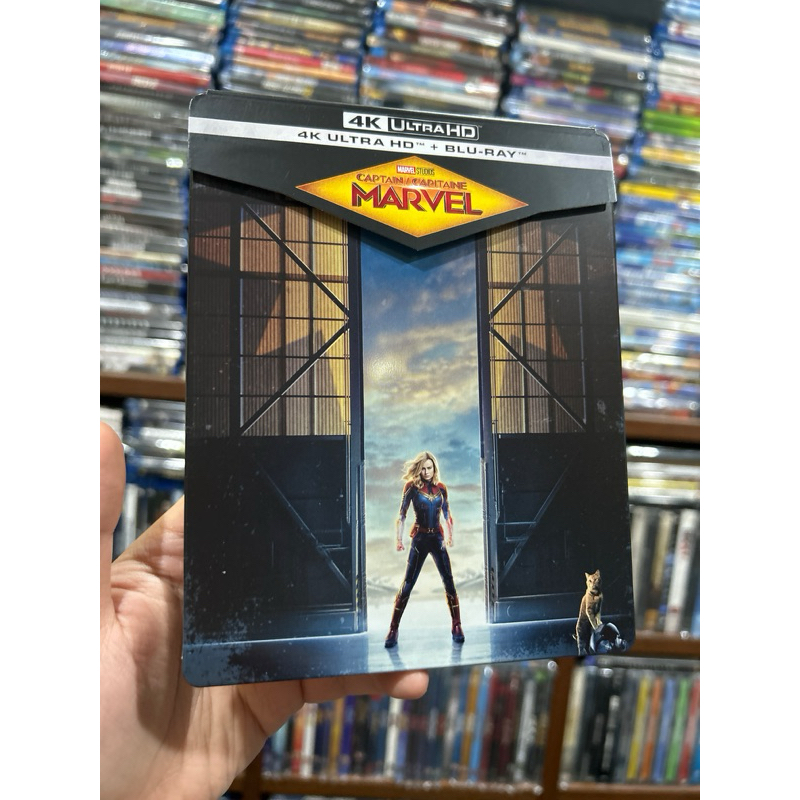 Steelbook : Captain Marvel : 4K Ultra HD + Blu-ray แท้ | Shopee Thailand