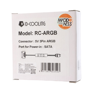 ID-COOLING RC-ARGB lighting controller Three-key control 5V 3PIN and ...