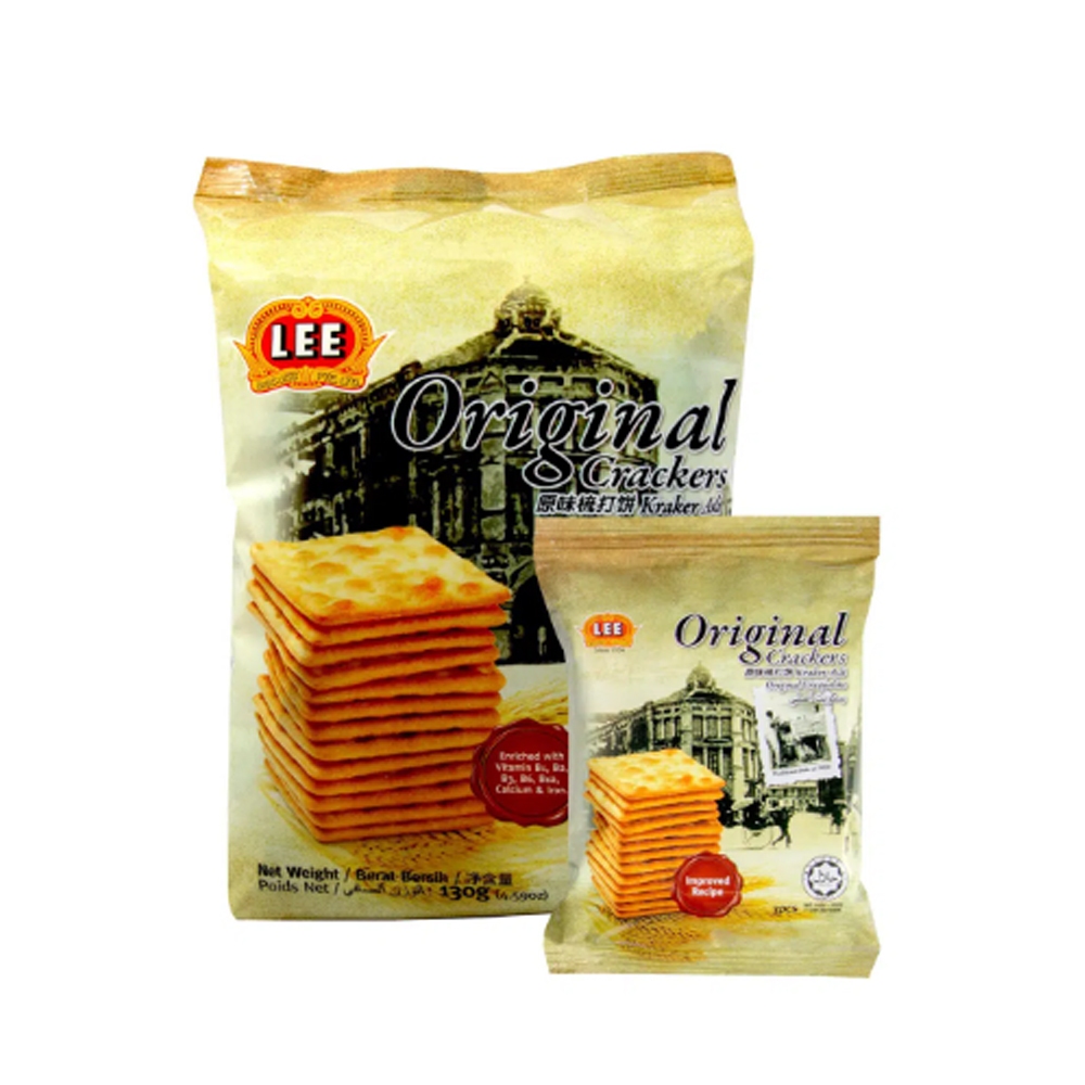 LEE ASSORTED BISCUITS Original Crackers 130g x 24p แครกเกอร์รสดั้งเดิม ...