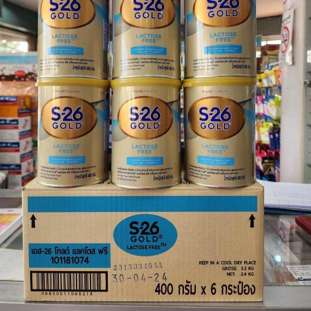 ขายยกลัง*** นมผง S26 Gold LF สำหรับเด็กท้องเสีย 400 กรัม x 6 กระป๋อง ...