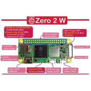 Official Raspberry Pi Zero 2 W Single Board Computer / Case | Shopee ...