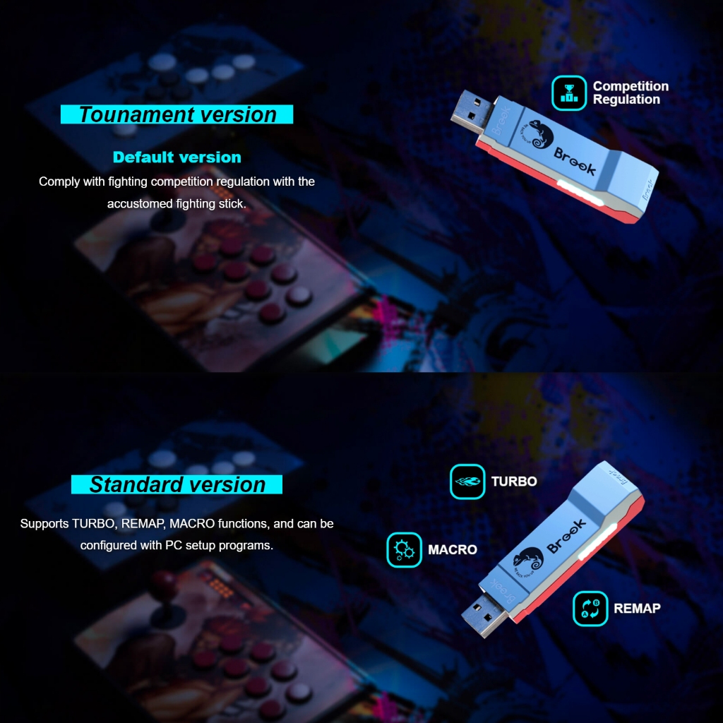 Controller Adapter: Brook Wingman FGC & FGC 2 | อะแดปเตอร์แปลงจอย Brook ...