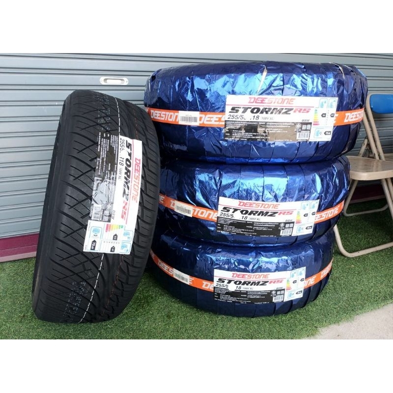 ยางใหม่ค้างปี 255/50R18 Deestone Stormz RS(แก้มดำ) ผลิตปี 2023 ประกัน ...