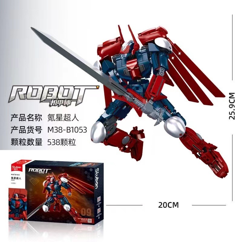 ProudNada Toys ตัวต่อ หุ่นยนต์ แปซิฟิก ริม SLUBAN ROBOT 923 PCS M38 ...