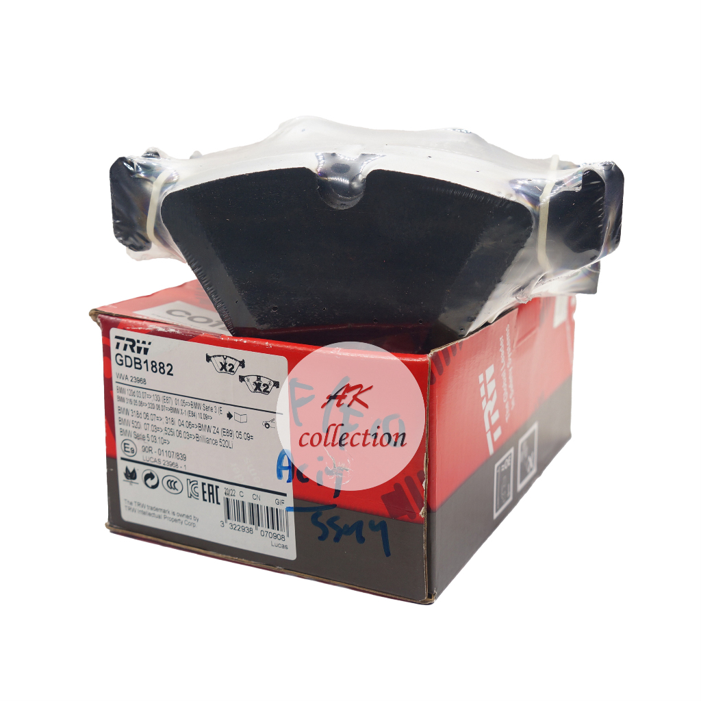 BMW ผ้าเบรค Brake pad ผ้าเบรคหน้า ผ้าเบรคหลัง บีเอ็มดับบลิว รุ่น F10 ...