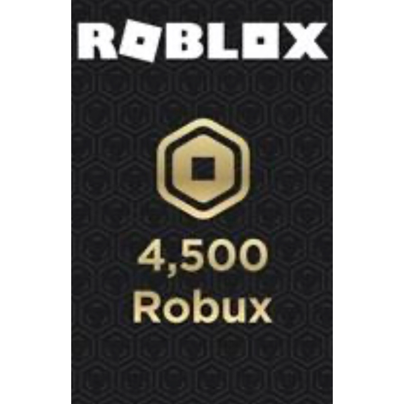 💯 รับประกัน Robux 4500 | Shopee Thailand