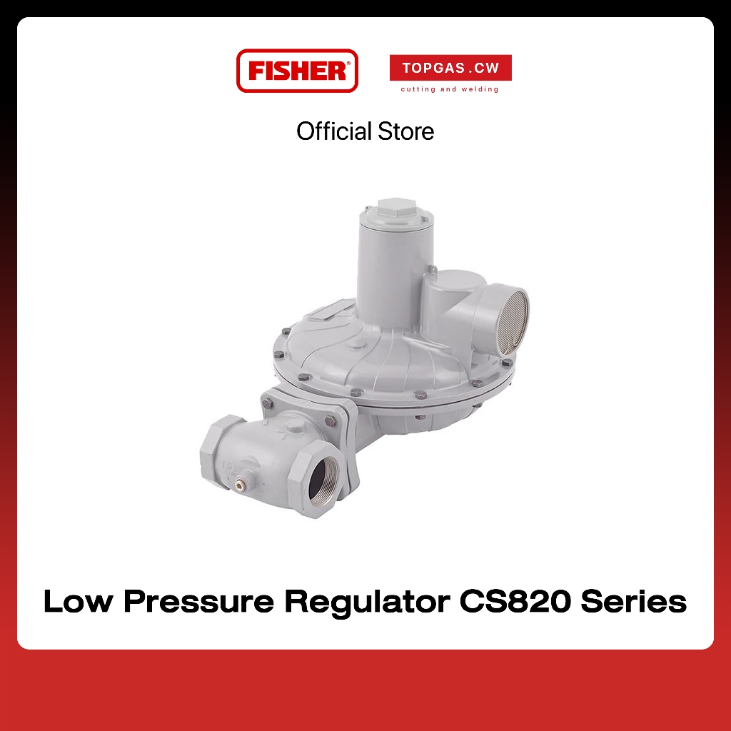 Low Pressure Regulator หัวปรับแก๊สแรงดันต่ำ Fisher รุ่น CS820 Series ...