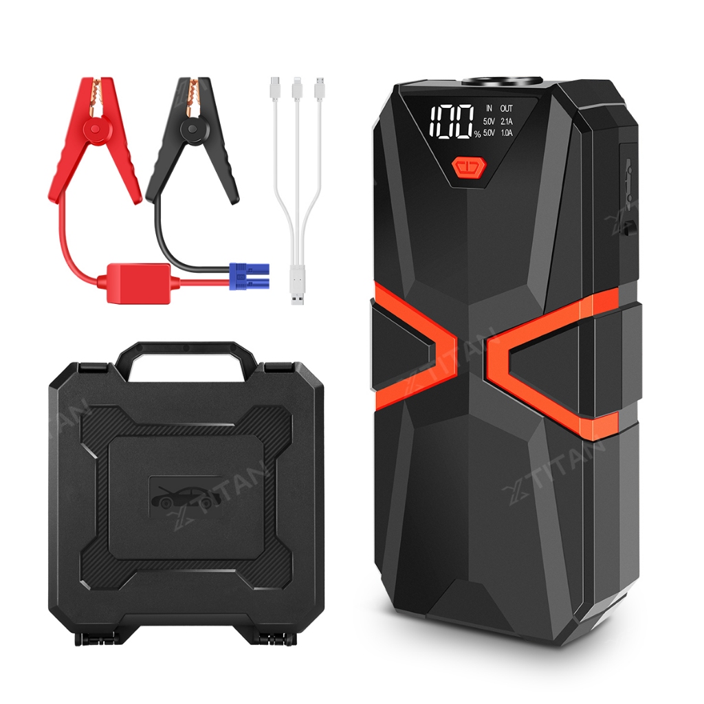 128000mahCar Power Bank พลังงานสูง Multi-function Car Jump Starter ...