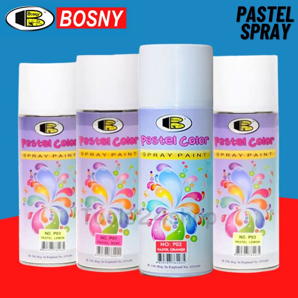 BOSNY สีสเปรย์ ลูกกวาดพาสเทล PASTEL SPRAY | Shopee Thailand