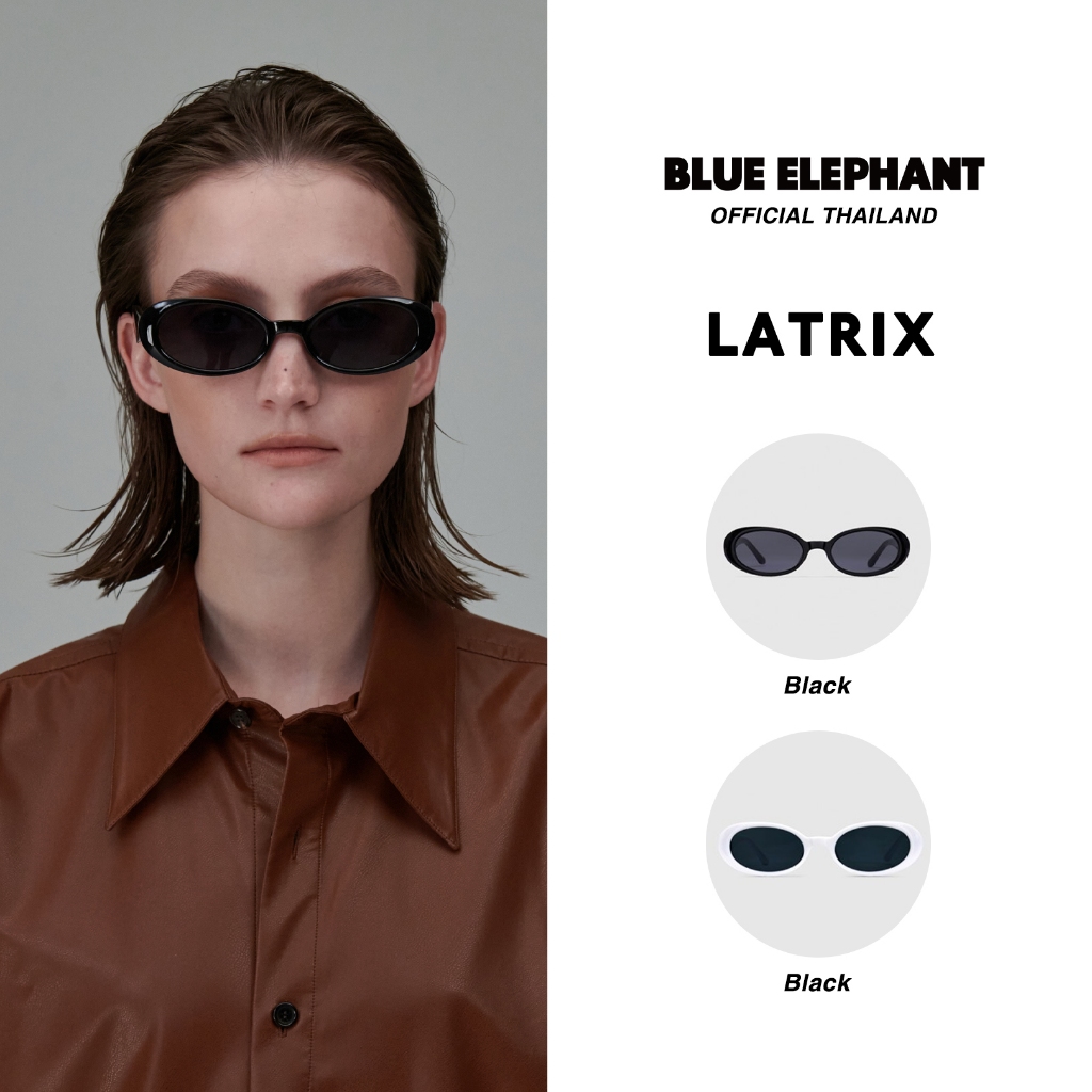 แว่นตากันแดด BLUE ELEPHANT - LATRIX (Black, White, Green crystal, Beige ...