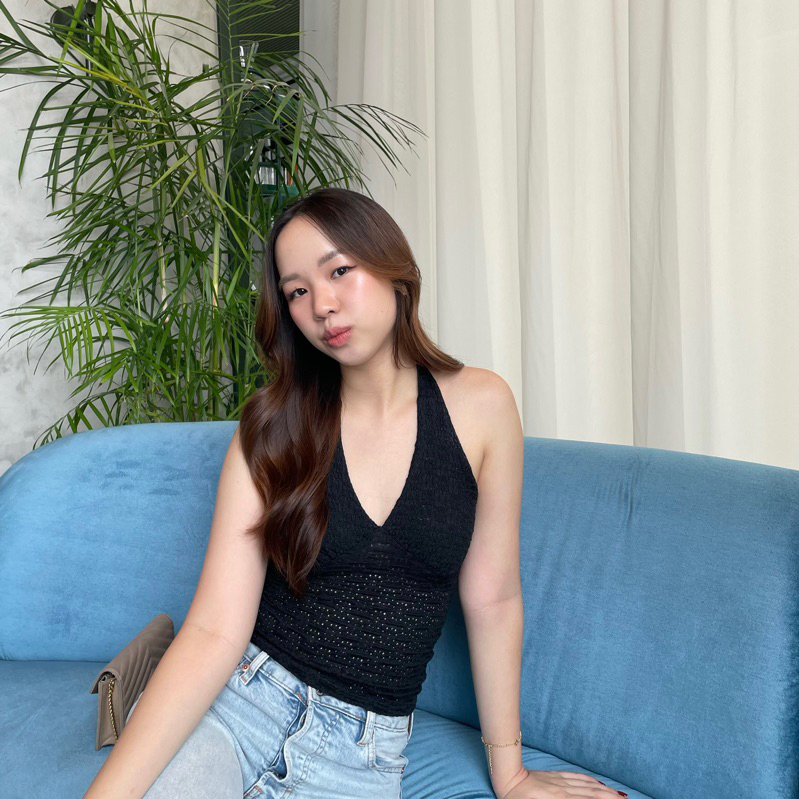 diana top by Duex Studio ผ้าลูกไม้พิมพ์ลายสีละมุน เย็บเก็บเอวปล่อยสะโพก ...