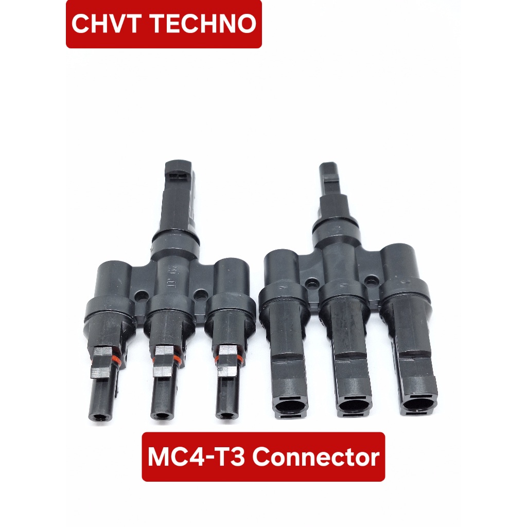(1คู่) MC4 T3 ตัวต่อแยก MC4 1 ออก 3 ทาง โซล่าร์เซลล์ | Shopee Thailand