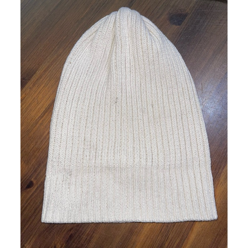 หมวกไหมพรม MUJI : Non-Itchy Ribbed Beanie #14982697484 | Shopee Thailand