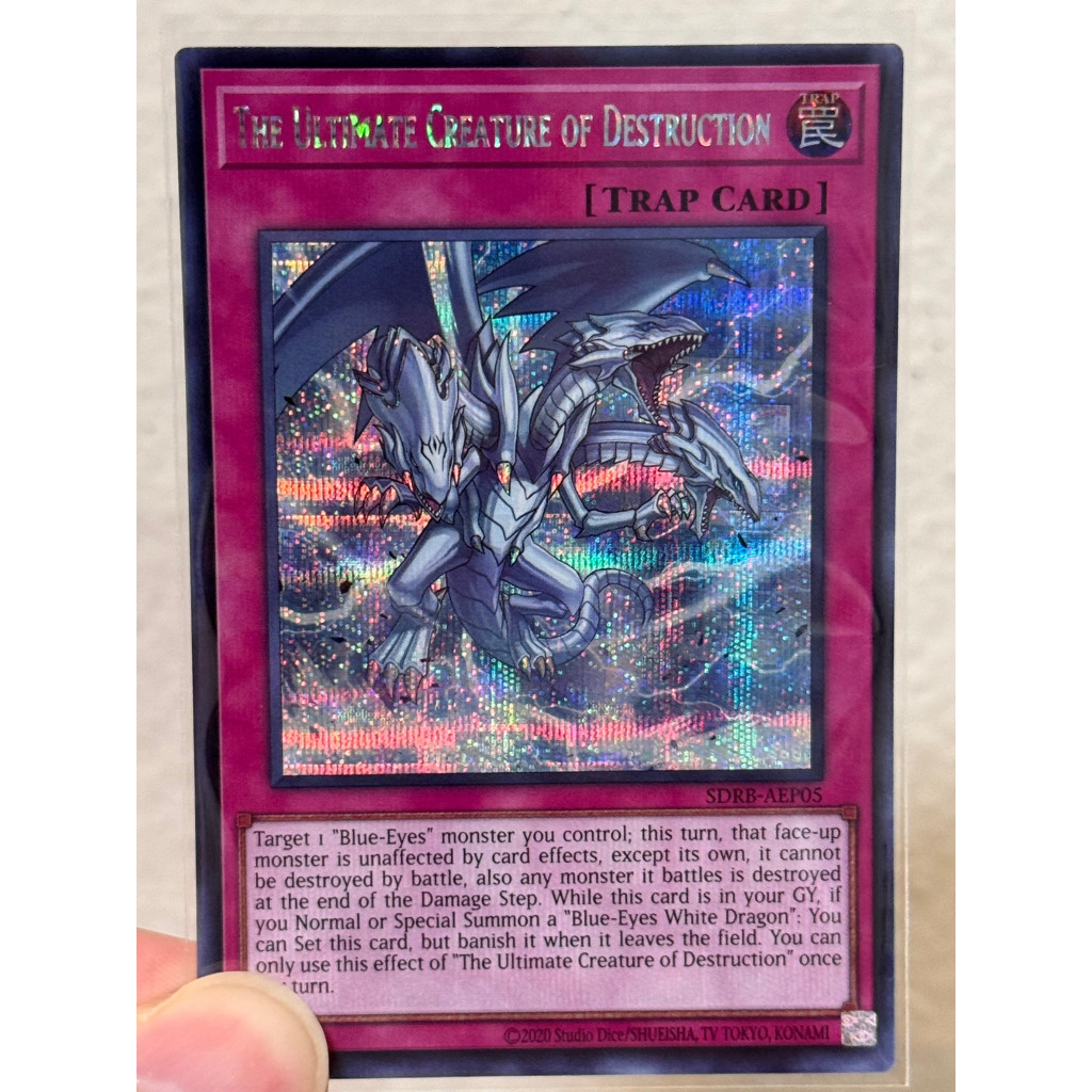 Yugioh SDRB-AEP05 The Ultimate Creature of Destruction (SCR) OCG Asia ...