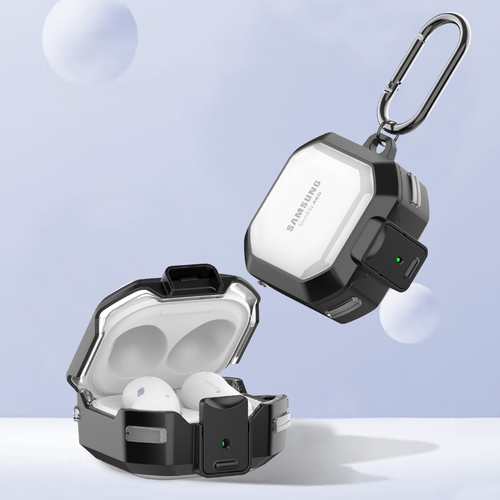 เคส Samsung buds live /pro/2/2pro/FE คลิปล็อค ป้องกันหาย โปรงใส พร้อม ...