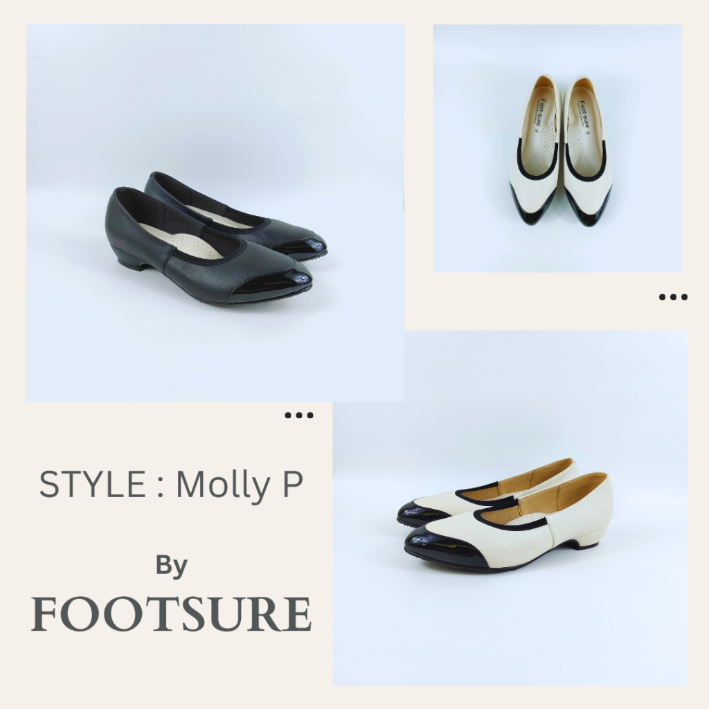 FOOTSURE รองเท้าคัทชูส์ รุ่น MOLLY P ด้วยวัสดุเกรดพรีเมื่ยม สวมใส่ นุ่ม ...