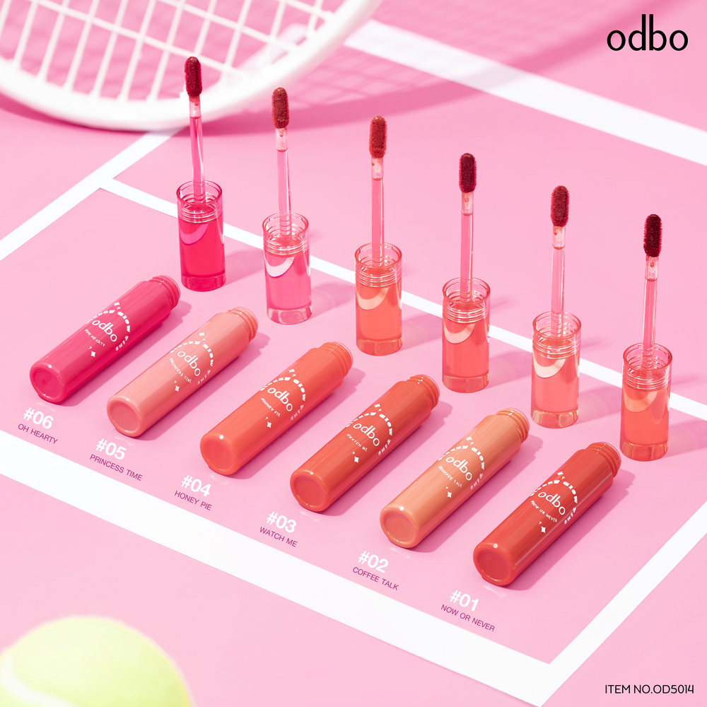 OD5014 โอดีบีโอ กลอสซี่ โกลว์ ทินท์ ODBO Glossy Glow Tint | Shopee Thailand