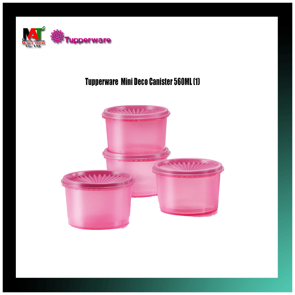 กระปุกใส่อาหารสูญญากาศ Tupperware รุ่น Mini Deco Canister (1ใบ) 560ml ...