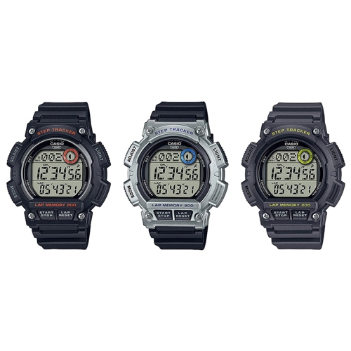 Casio Standard นาฬิกาข้อมือผู้ชาย สายเรซิ่น รุ่น WS-2100H (WS-2100H-1A,WS-2100H-1A2,WS-2100H-8A ...