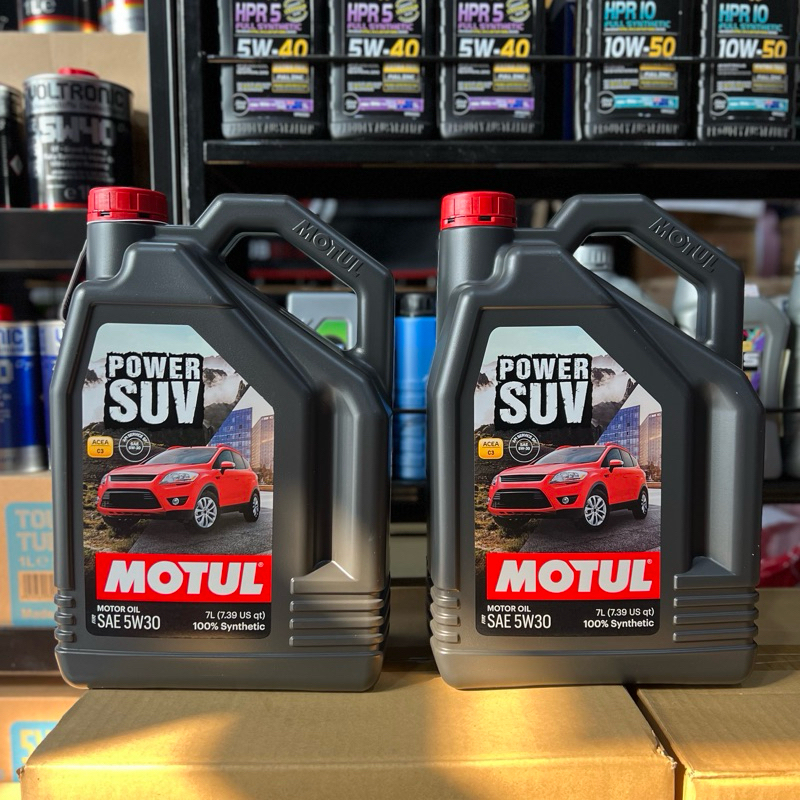 [ใหม่ล่าสุด] Motul Power SUV 5w30 100%Synthetic API/SP , C3 | Shopee ...