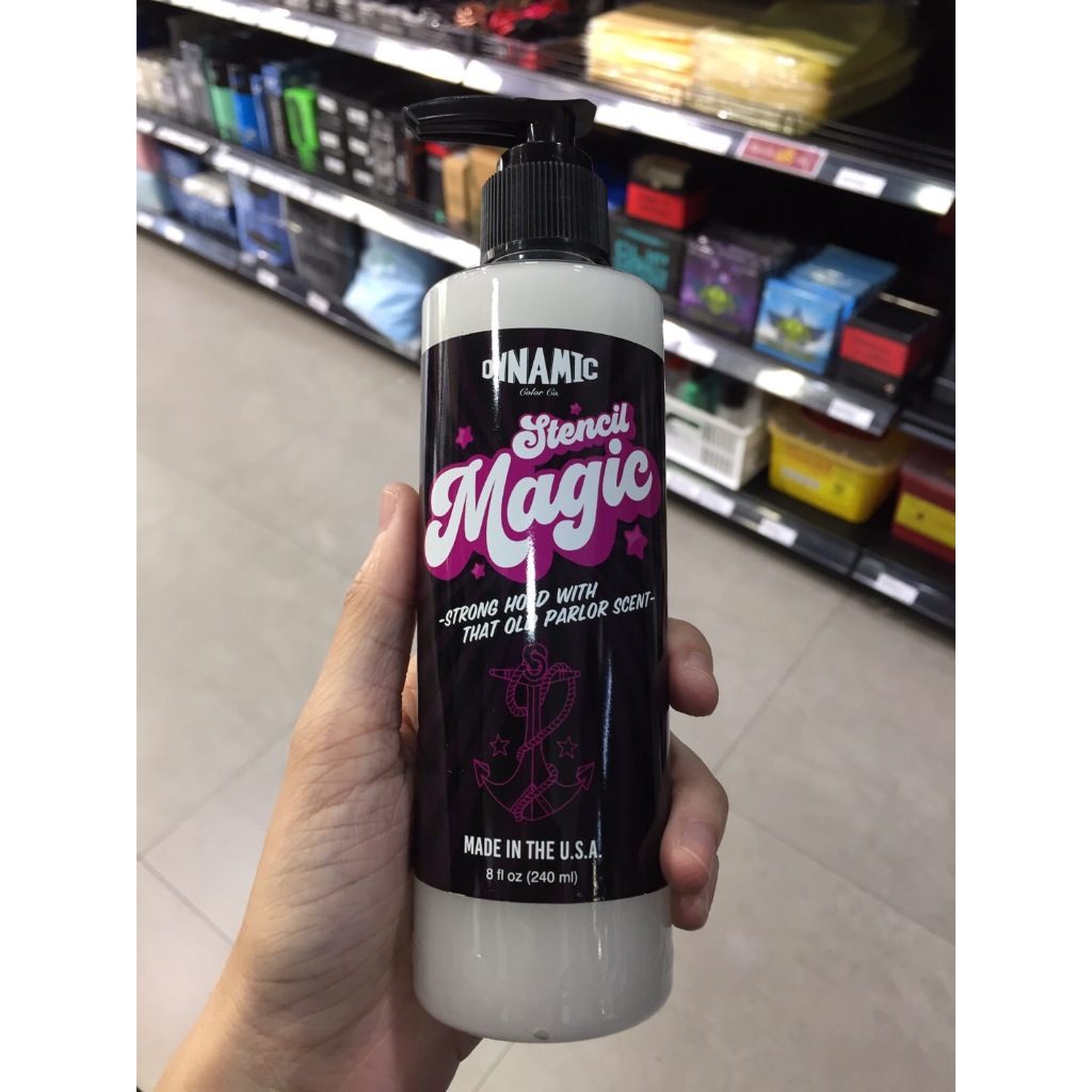น้ำยาลอกลายDynamic Stencil magic 8oz (240ml.)สำหรับลอกลายงานสัก | Shopee Thailand