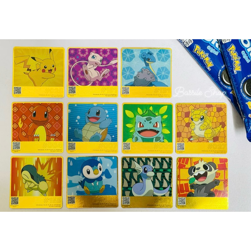 Oreo x Pokemon - การ์ดโปเกม่อนจากขนมโอรีโอ ~ Pokemon Oreo Card มี 16 ...