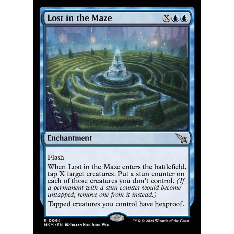 Lost in the Maze การ์ด Magic The Gathering จากชุด Murders at Karlov ...