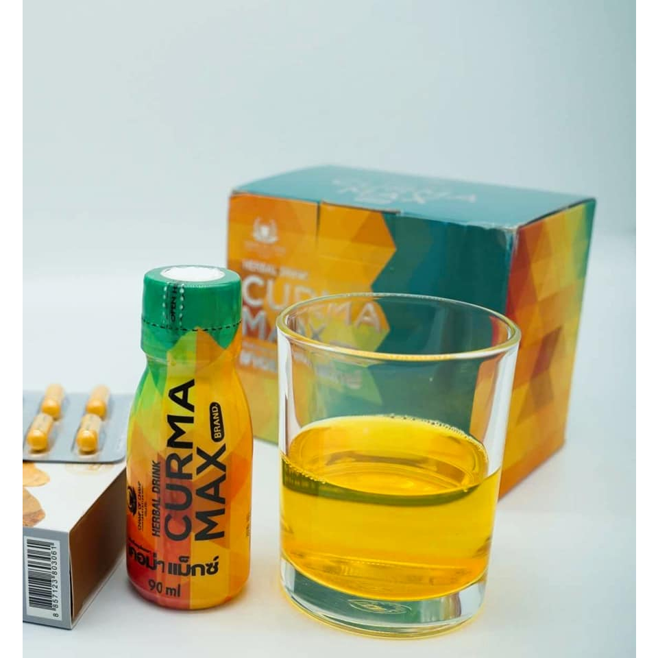 CURMA MAX เคอม่าแม็กซ์ ของแท้ 100% 1 กล่อง เครื่องดื่มสมุนไพรขมิ้นชันนา ...