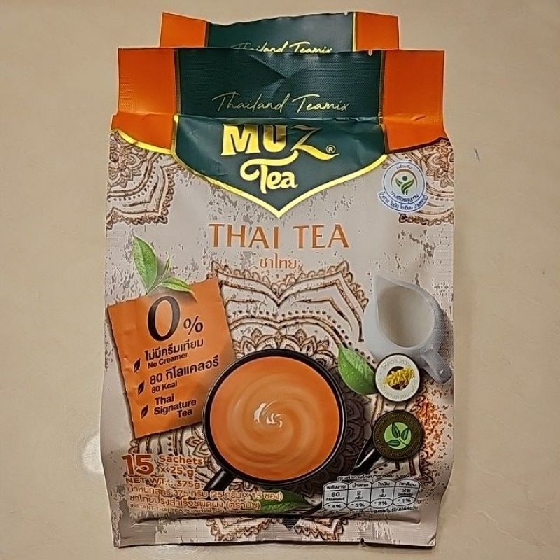 MUZ Tea Thai Tea มัซ ชาไทยผลิตจากใบชาอัสสัมคัดพิเศษปรุงสำเร็จชนิดผงแบบ ...