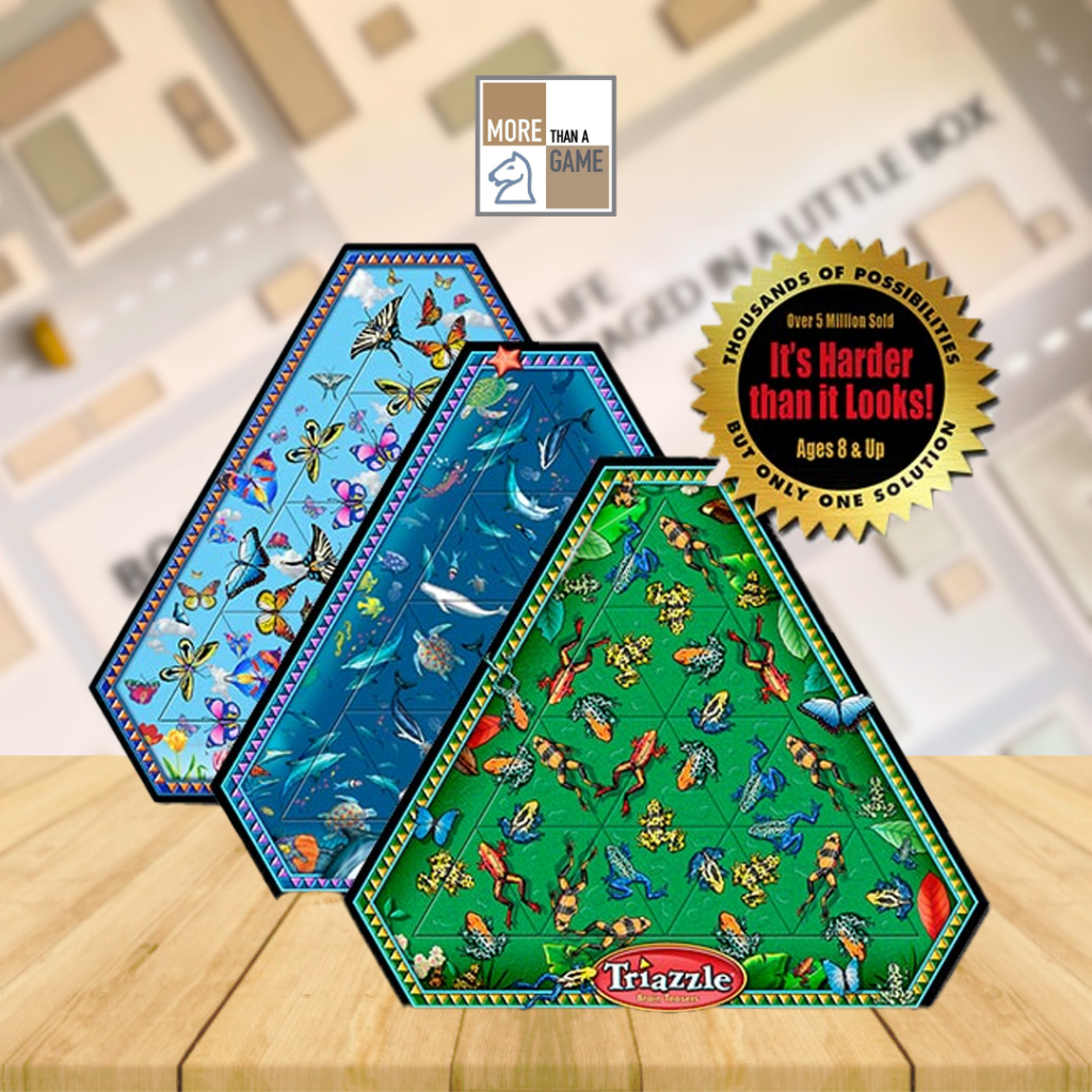 Triazzle Puzzle [Frog/Butterflies/Dollphins] (Eng) [-Boardgame ...
