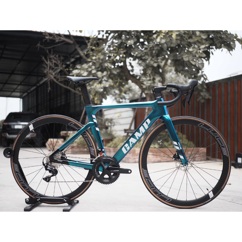 จักรยานเสือหมอบ CAMP ACE DISC Carbon Roadbike เกียร์ Shimano 105 2*11 ...