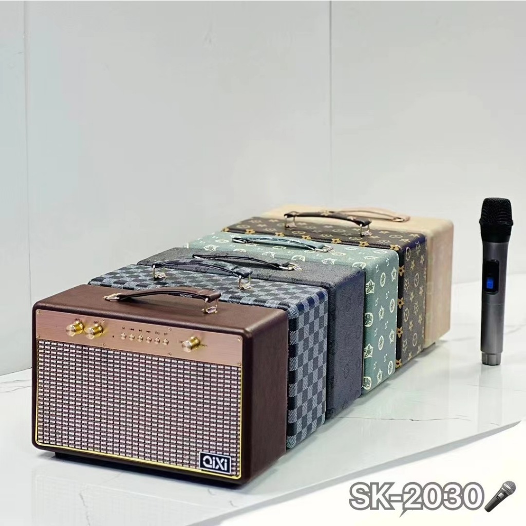 ลำโพงบลูทูธ รุ่น SK-2030 แถมไมล์ลอย1ตัว 25W มีAUX รองรับไมโครโฟน กีตาร์และเครื่องดนตรีอื่นๆ ...