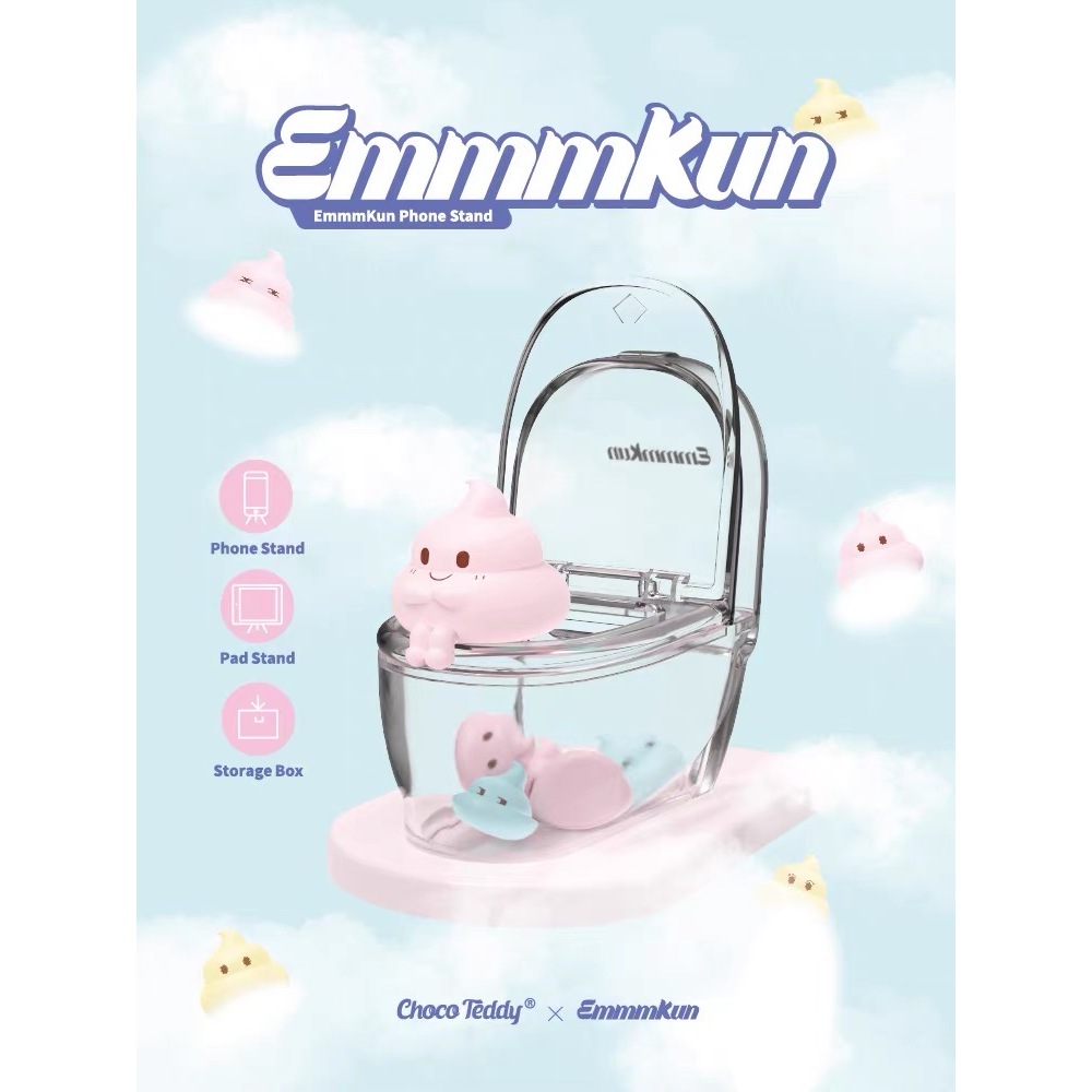 โมเดล EmmmKun Phone Stand Series ที่วางโทรศัพท์น้องอุนจิ | Shopee Thailand