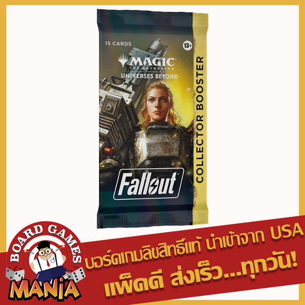 [MTG] Magic: The Gathering Fallout Collector Booster Pack | Shopee Thailand