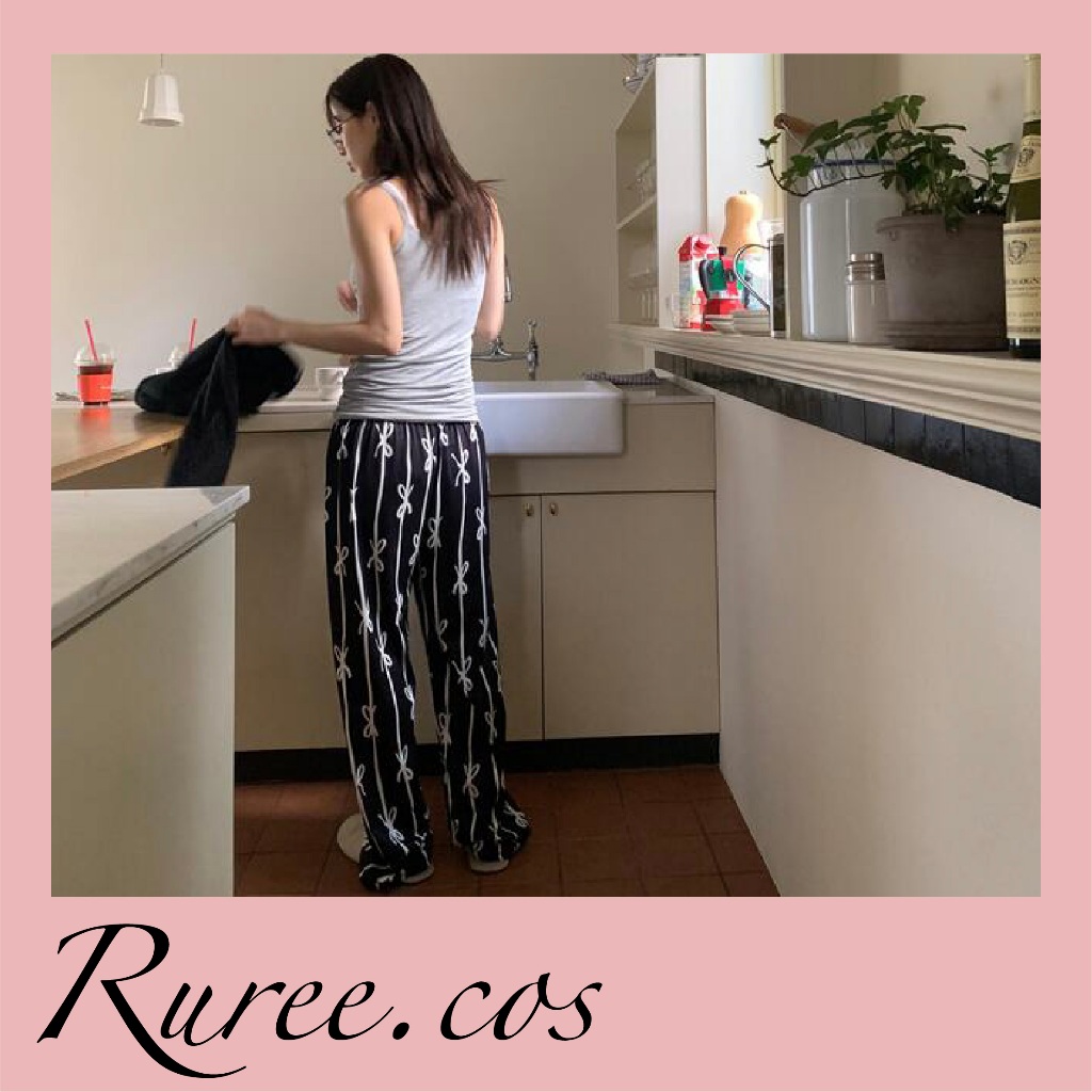 [พร้อมส่ง/ของแท้] Reetkeem - Home Wear Pants | Shopee Thailand