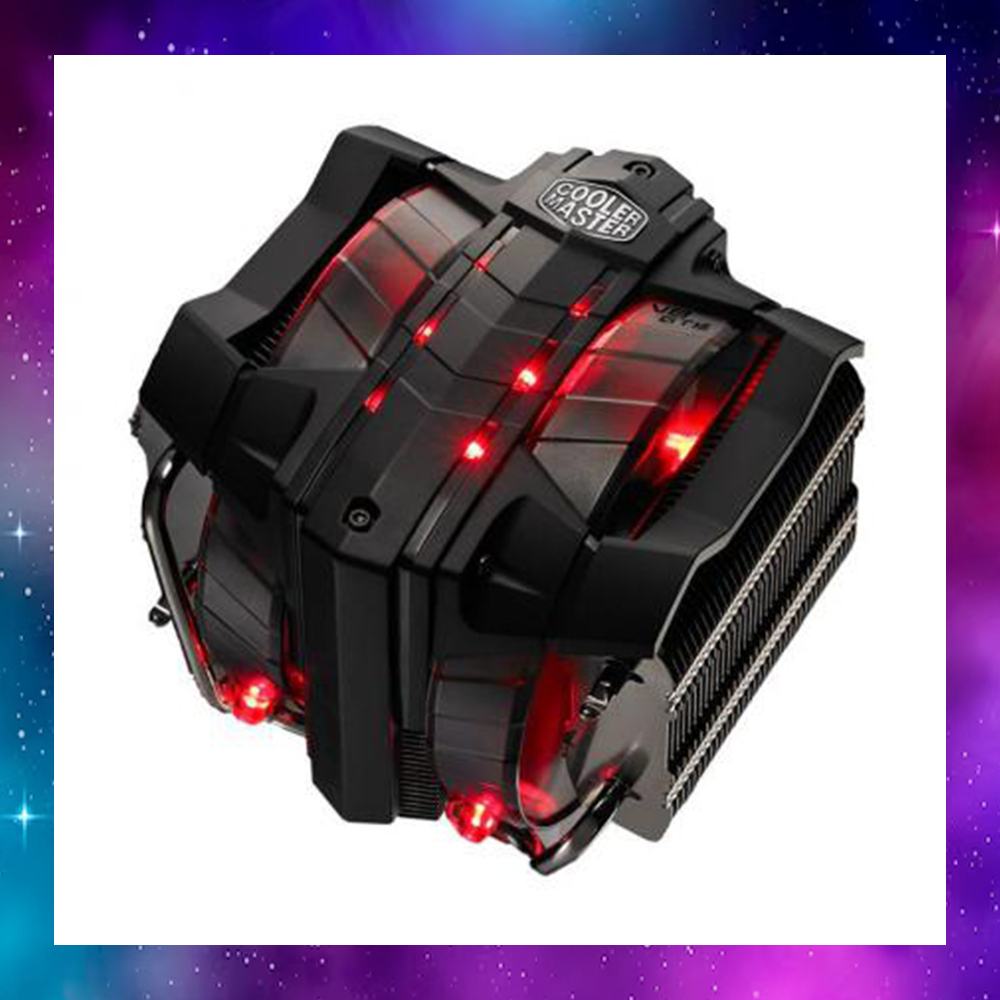 CPU AIR COOLER (พัดลมซีพียู) COOLER MASTER V8 GTS มีขา intel ใช้งานปกติ ...