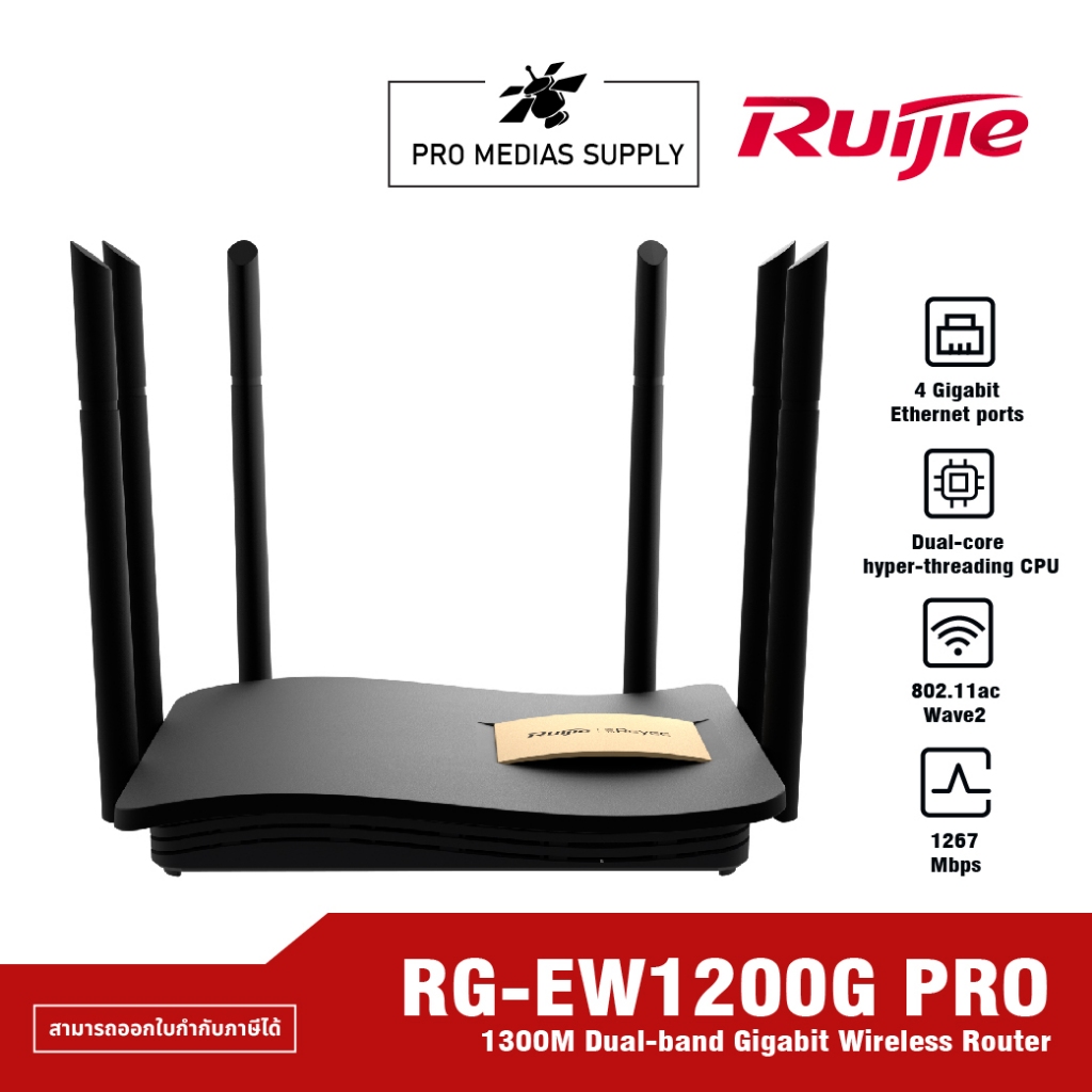 RG-EW1200G Pro Reyee 1300M Dual-Band Gigabit Wireless Routers | Shopee ...