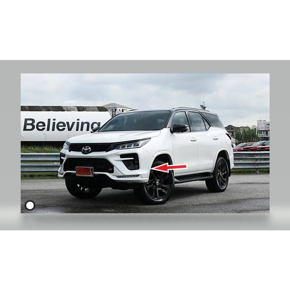 ปลายคิ้วซุ้มล้อหน้าส่วนต่อกันชน ฟอร์จูนเนอร์ Toyota Fortuner legender ...