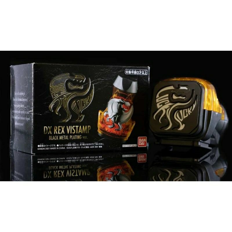 💥Preorder Dx Rex Stamp black metal plating.ver มาสไรเดอร์รีไวซ์ Kamen ...