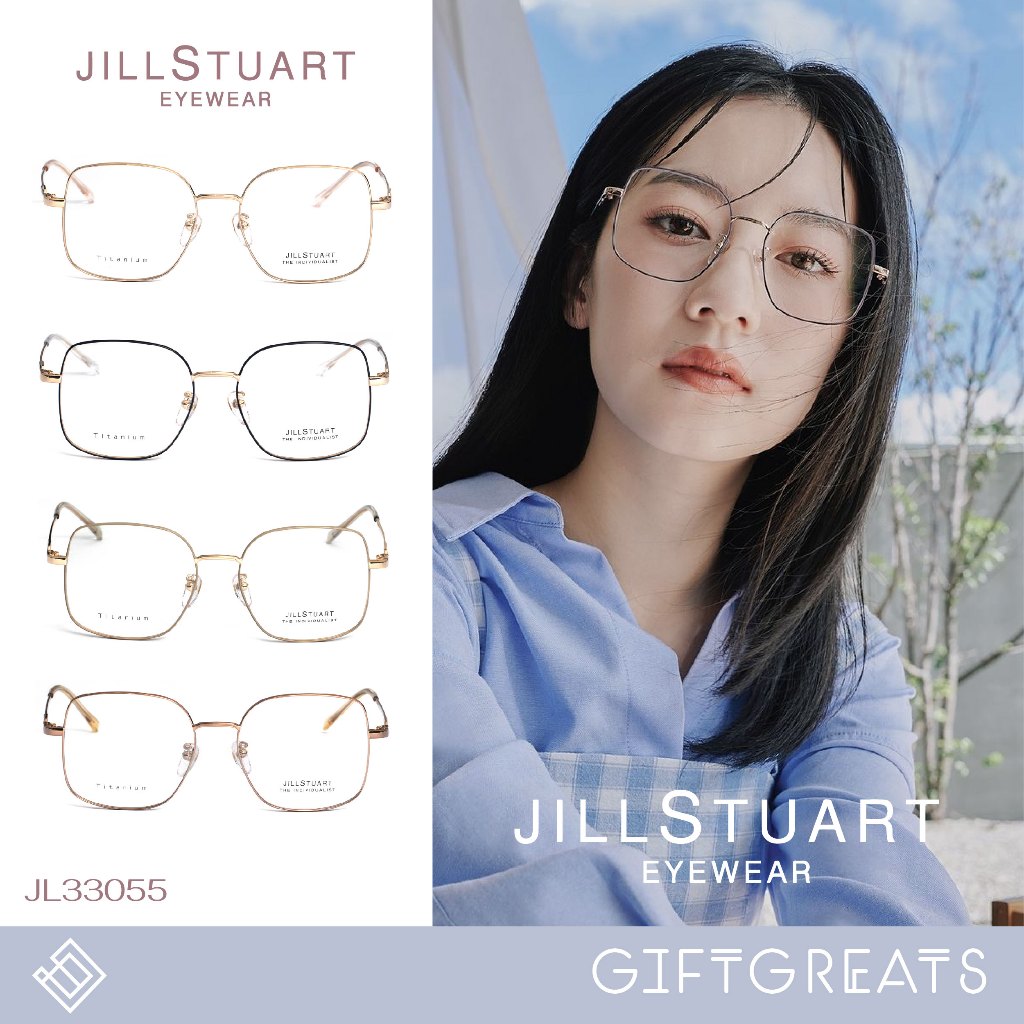 JILL STUART - JL33055 กรอบพร้อมเลนส์กรองแสงสีฟ้า แว่น ไทเทเนียม ...