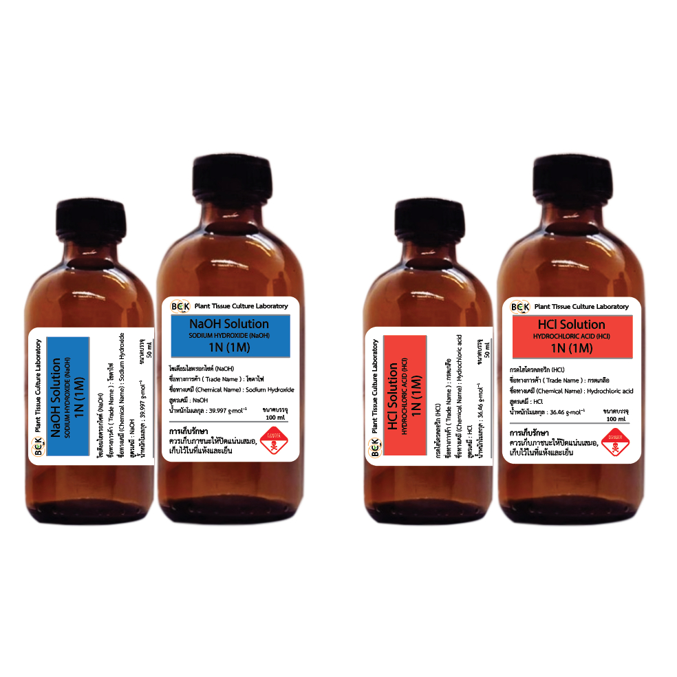 สารละลาย กรด-เบส สำหรับปรับค่าความเป็นกรด-ด่าง (pH) - ความเข้มข้น 1 N ...