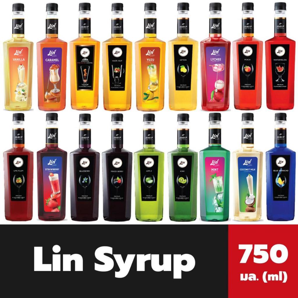 🔥 Lin Syrup ลิน ไซรัป ผลิตภัณฑ์น้ำเชื่อม 750 มล. (มีให้เลือก) | Shopee ...