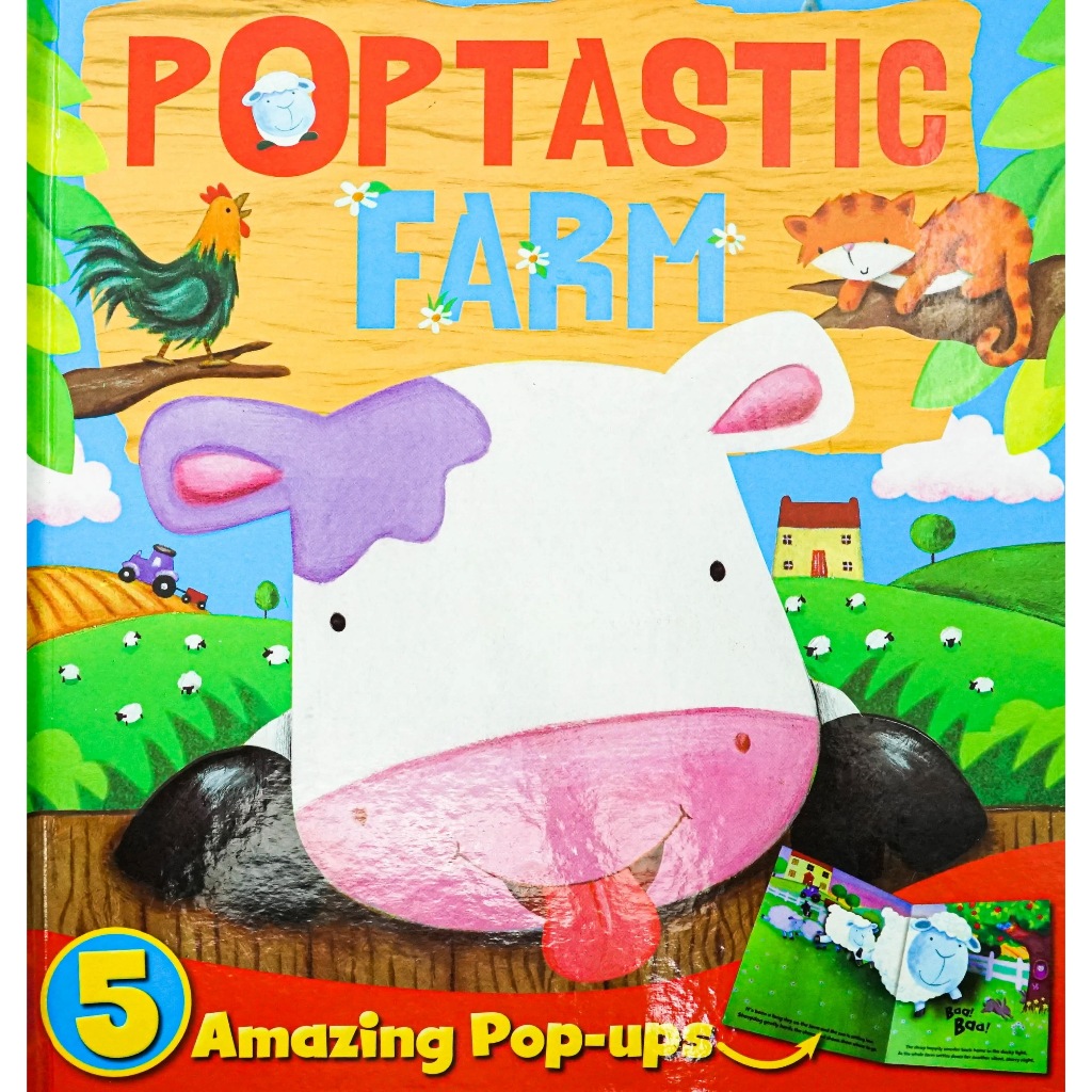 Pop Up Books: Pop-Tastic Books : Poptastic Farm หนังสือป๊อปอัพ สัตว์ใน ...