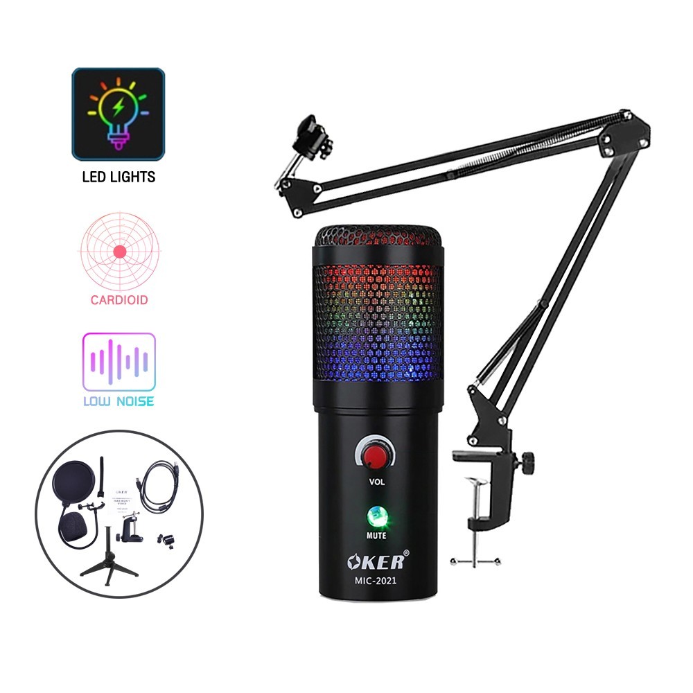 OKER MICROPHONE HARMONY VOICE MIC-2021 | Shopee Thailand