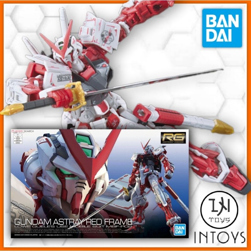 BANDAI - (RG) 1/144 GUNDAM ASTRAY RED FRAME ( Gunpla / Gundam Plastic ...