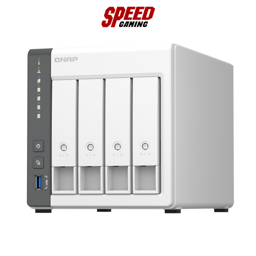 QNAP TS-433 /4-BAY ARM4-CORE CORTEX-A55 /4 GB ON BOARD NAS (อุปกรณ์จัดเก็บข้อมูลบนเครือข่าย ...