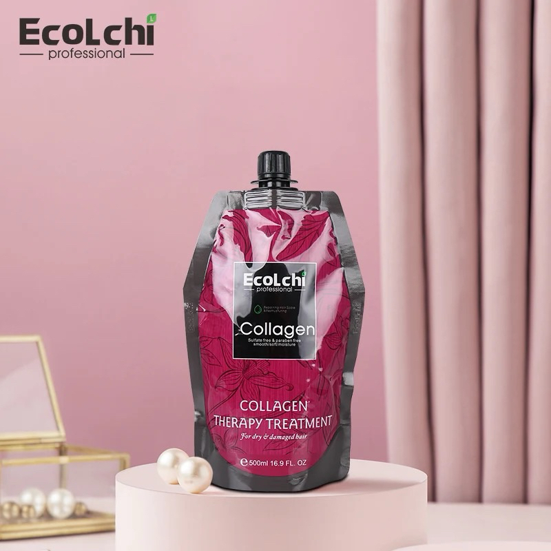 ECOLCHI COLLAGEN HAIR TREATMENT MASK ถุงแดง | Shopee Thailand