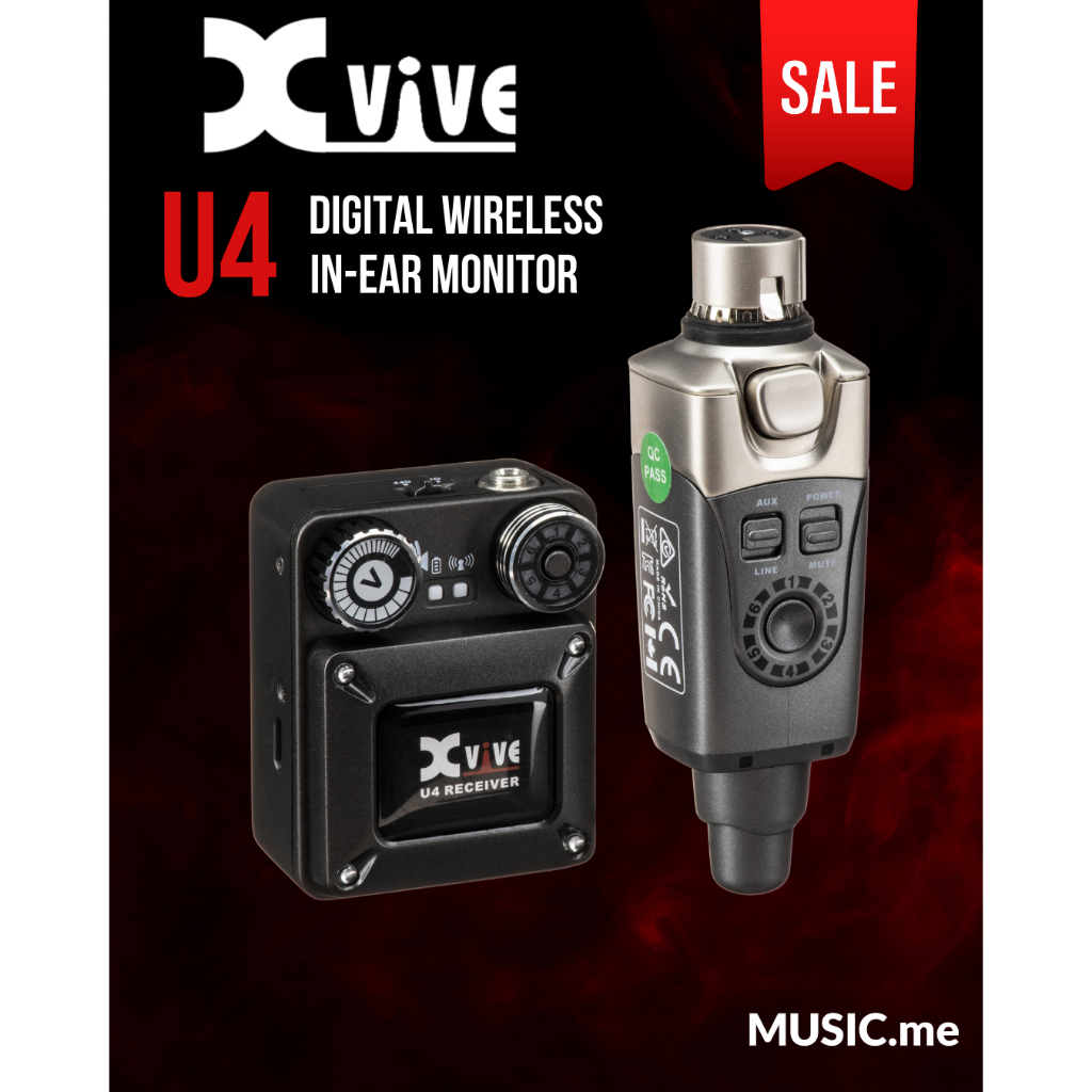 Xvive-U4 Digital Wireless In-Ear Monitor System ไวเลสเอียร์มอนิเตอร์ ...